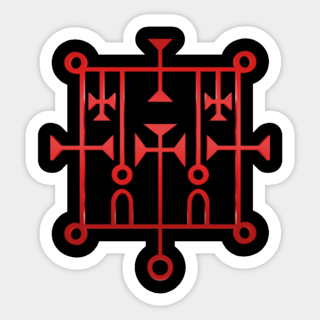 Duke Alloces Sigil Modern Ars Goetia Demonic Seal of Alloces in Red ... Duke Alloces Sigil Modern Ars Goetia Demonic Seal of Alloces in Red ...